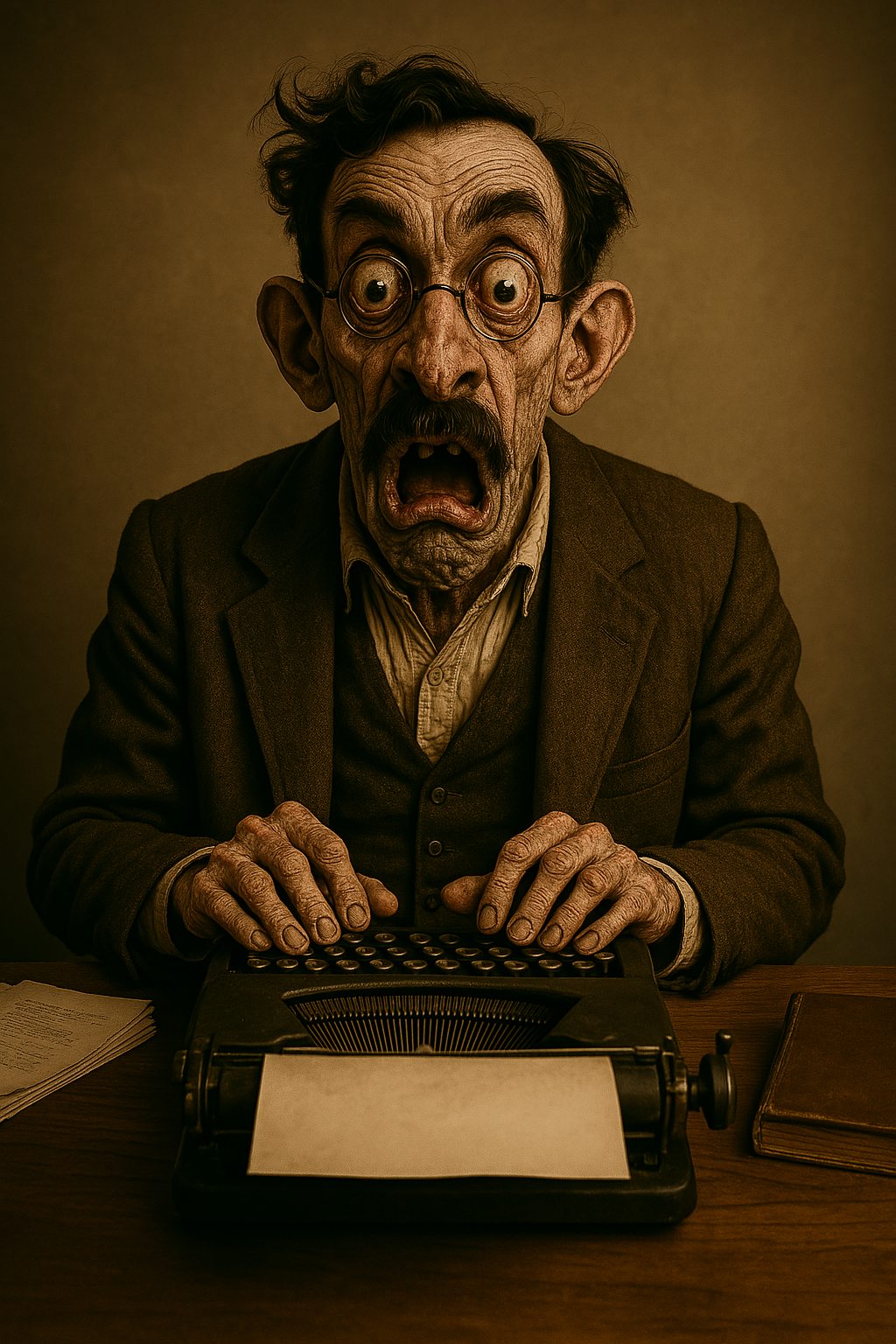 The Writer. I carefully typed out | by Zebra Black MFA | Jul, 2025 | Medium