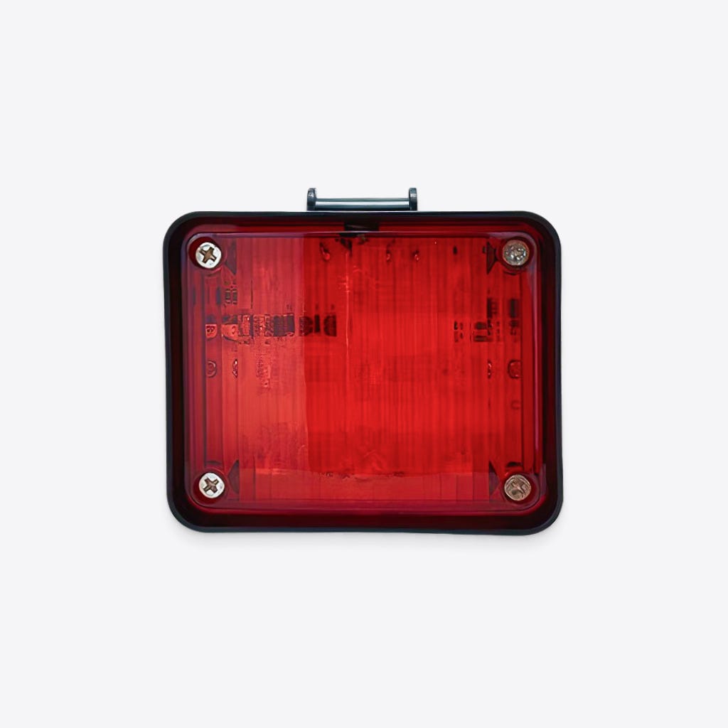 Red LED Emergency Flash Lamp | by John Herman | Medium
