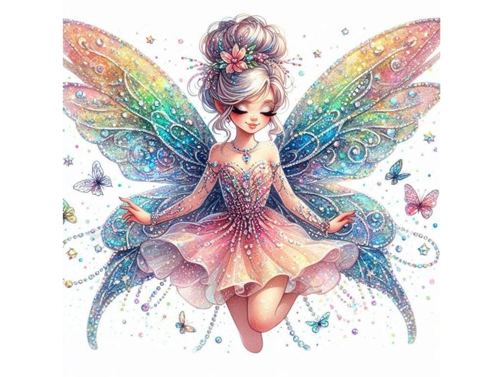 Glitter Fairy with Wings That Shimmer Wi Free | by Eclipseenvy | Sep ...