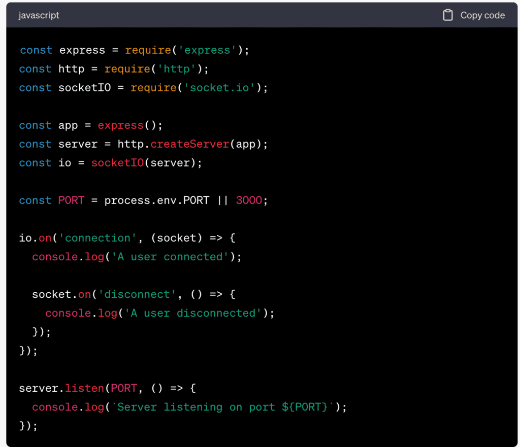 Real-Time Web Applications with Express.js and Socket.IO | by Embarkingonvoyage | Medium