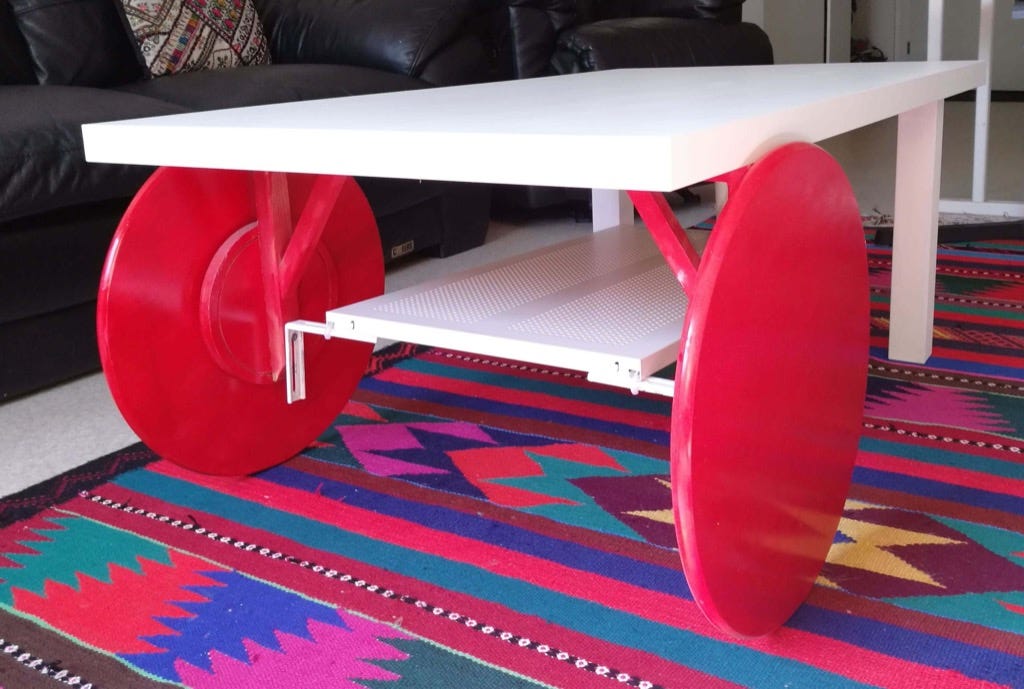 Trolley table: Make a Coffee Table on Wheels | by Joyce Ford | Medium