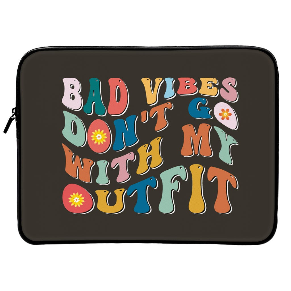 Bad Vibes Dell 16" Two-Sided Sleeve — Cool Design Laptop Sleeve ...