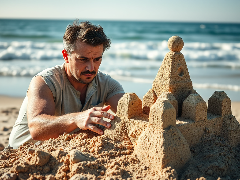 When Your Sand Castle Washes Away — Move Away from the Tide | by Wayne Weiner D.Ed. | Jan, 2025 ...
