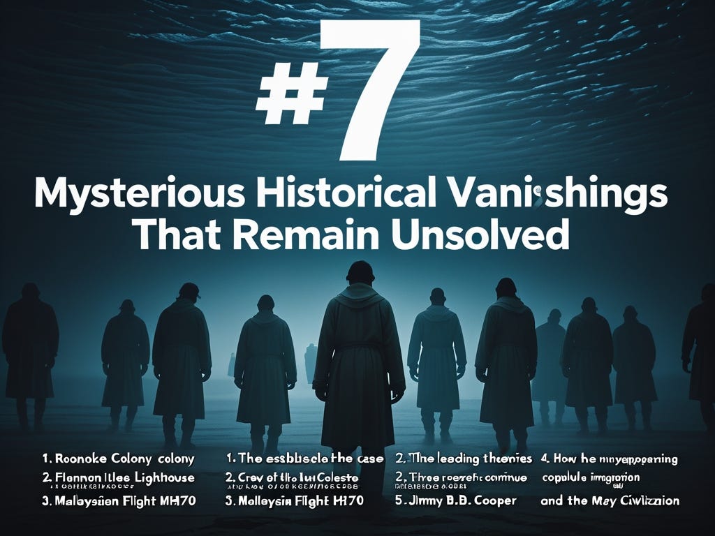 History’s Most Baffling Disappearances: 7 Unsolved Mysteries That Still ...