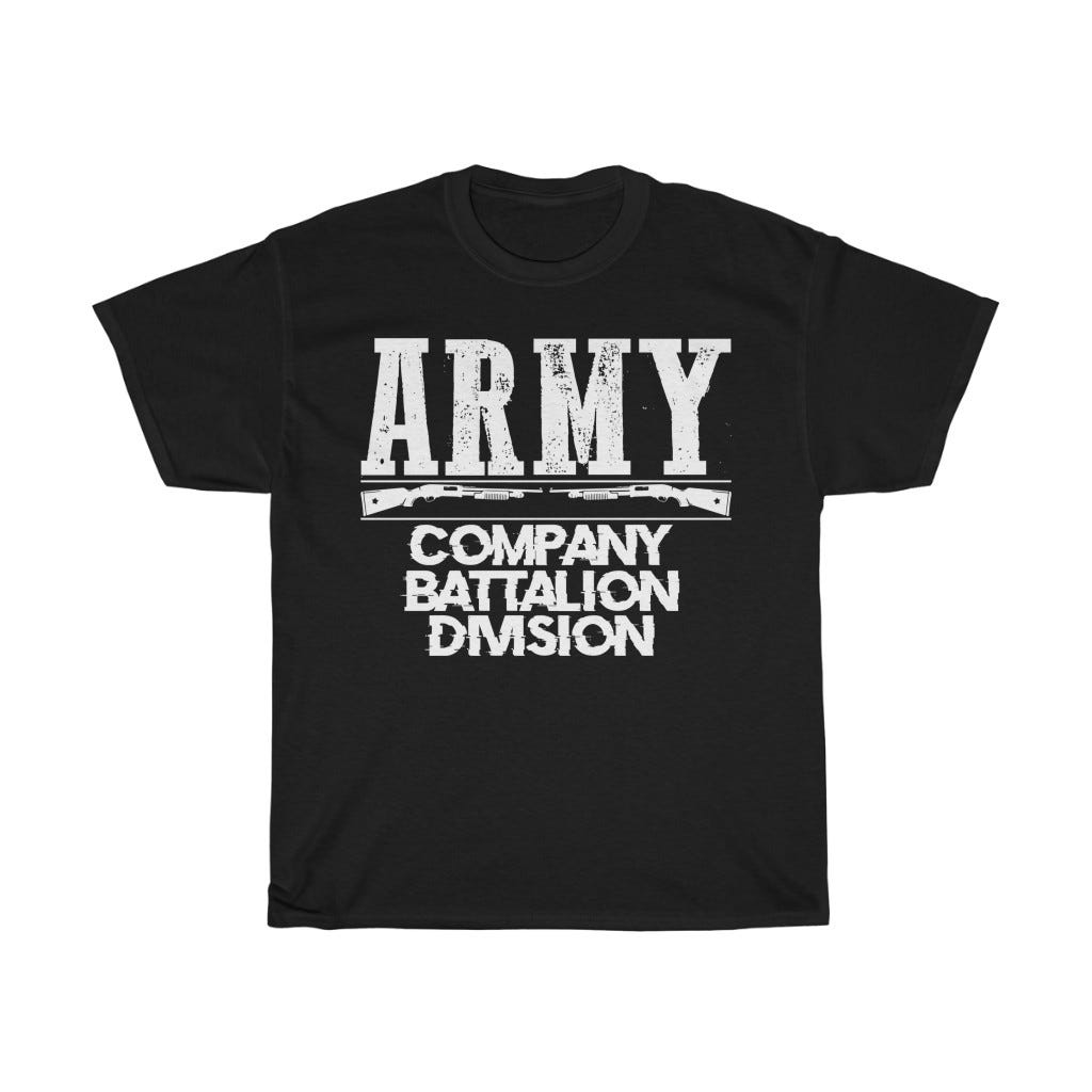 Army Company Battalion Dmsion Gift Shirt | by TeeBudget | Medium