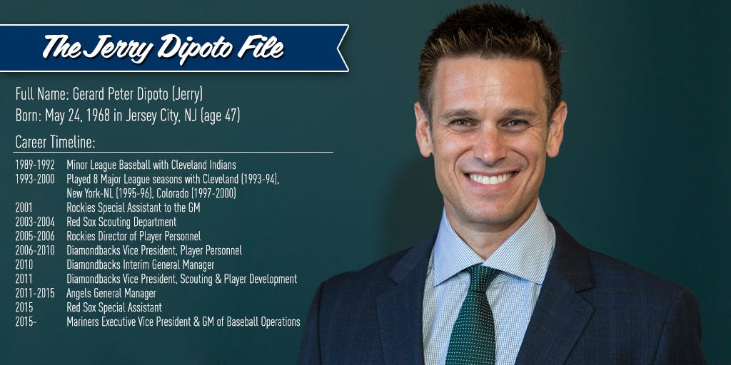 Jerry Dipoto Named Mariners Executive Vice President & General Manager ...