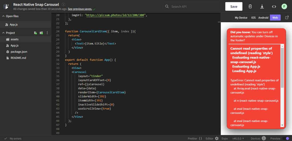 react-native-snap-carousel. O React Native Snap Carousel ( clique… | by Masternet Fabiano | Medium
