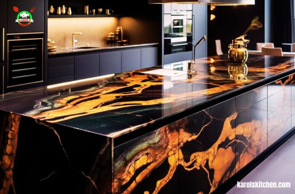 Latest Kitchens With Fantasy Brown Granite Countertops | by ...