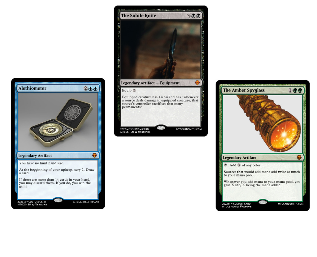 His Dark Materials and MTG. Hey, I’m no professional card designer ...