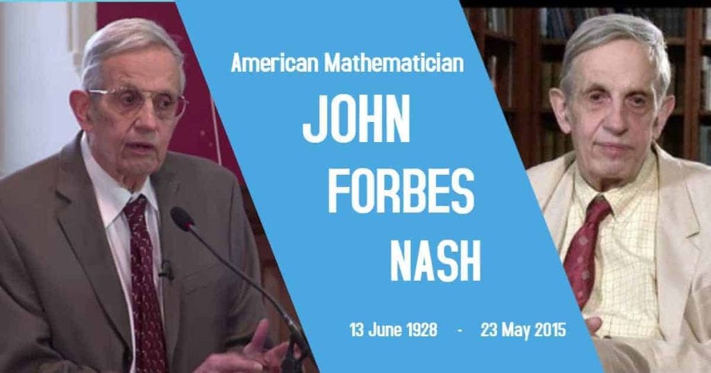 John Nash Nobel Prize Speech