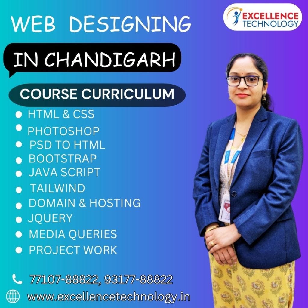 best institute for web designing in chandigarh | by excellence ...
