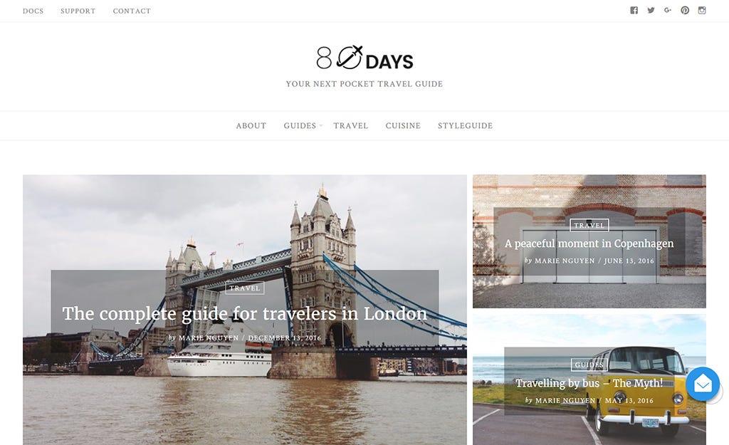 20 Best WordPress Travel Blog Themes | by Anh Tran | GretaThemes | Medium