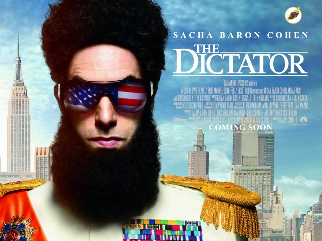 The Dictator Milk Scene