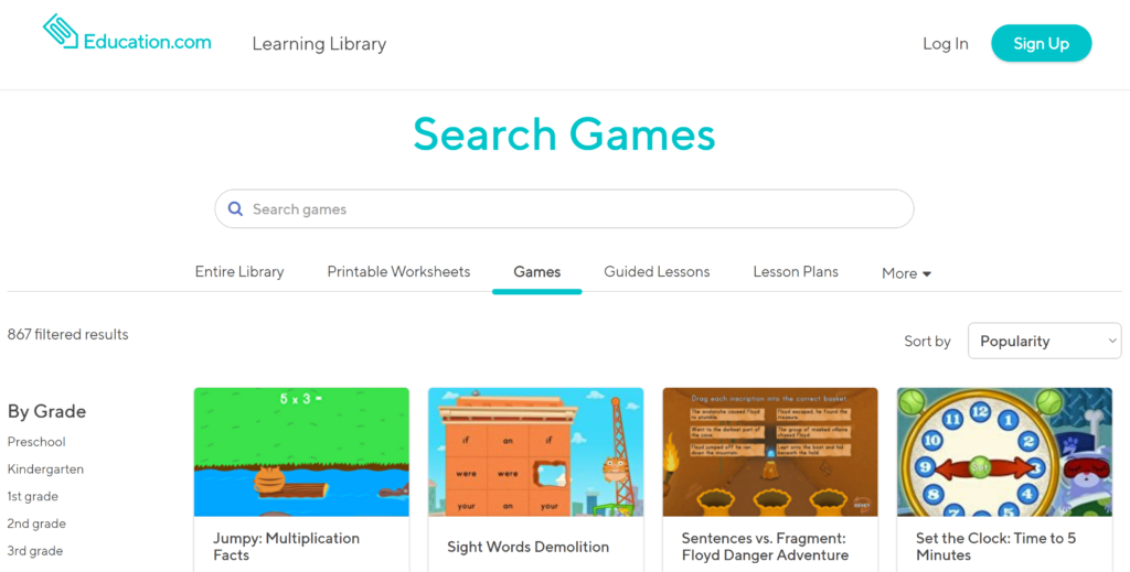 Top 5 Free Educational Fun Games. There are many different content ...