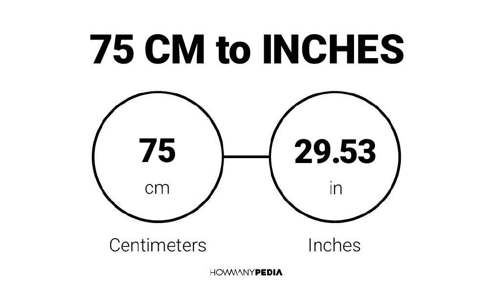 75 Cm To Inches | by Mathematics | Apr, 2024 | Medium