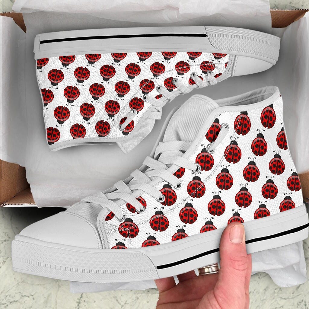 Ladybug Shoes — Ladybug Sneakers — Shoes with Ladybug — Ladybug Women ...