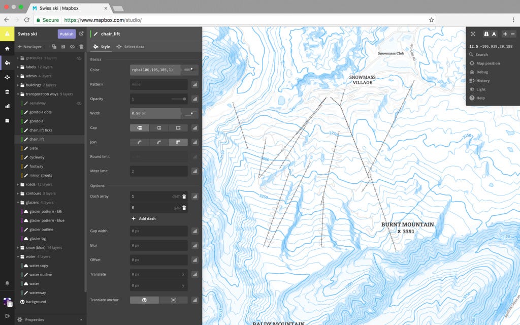 Ski maps for travel apps | by Mapbox | maps for developers