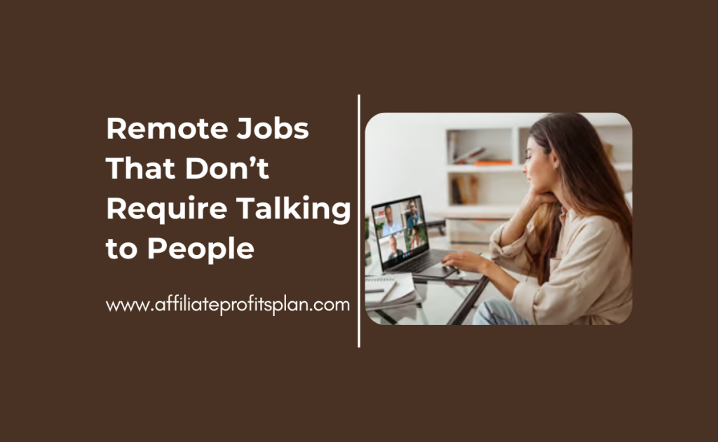 Remote Jobs That Don’t Require Talking to People | by Masud Karim | May ...