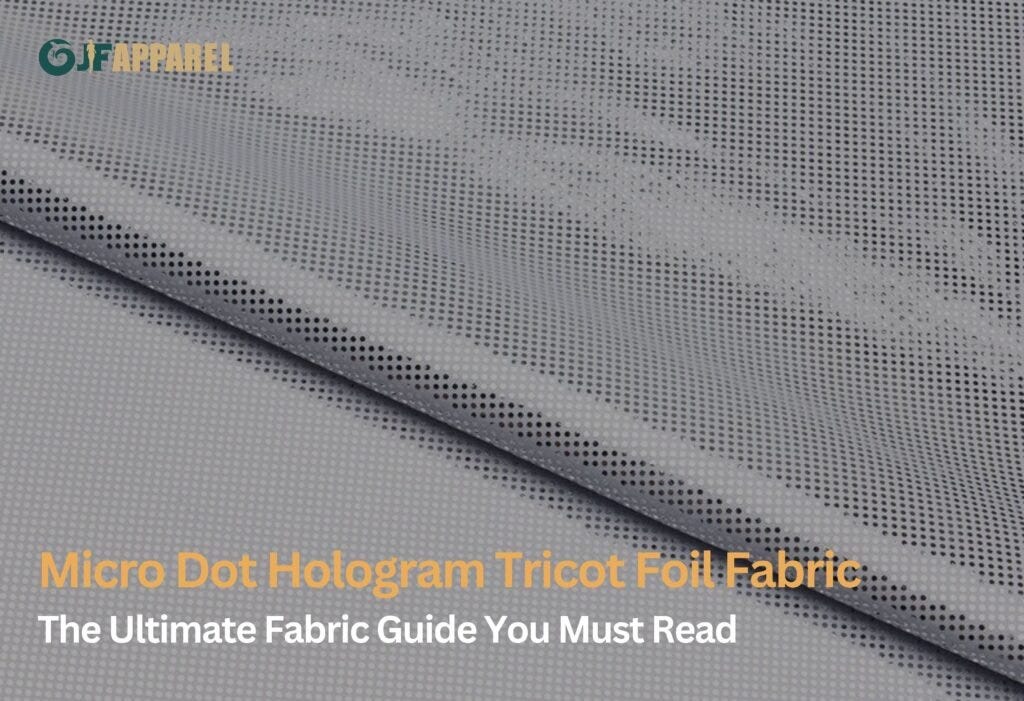 Micro Dot Hologram Tricot Foil Fabric — The Ultimate Fabric Guide You ...