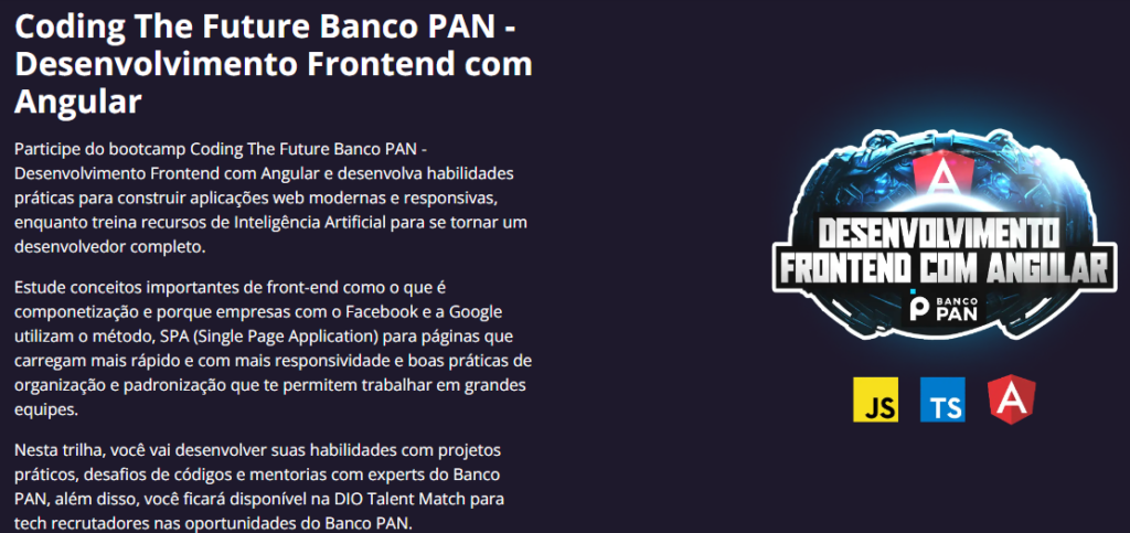 Bootcamp De Desenvolvimento Frontend com Angular Gratuito Da DIO | by Guia de TI | Medium
