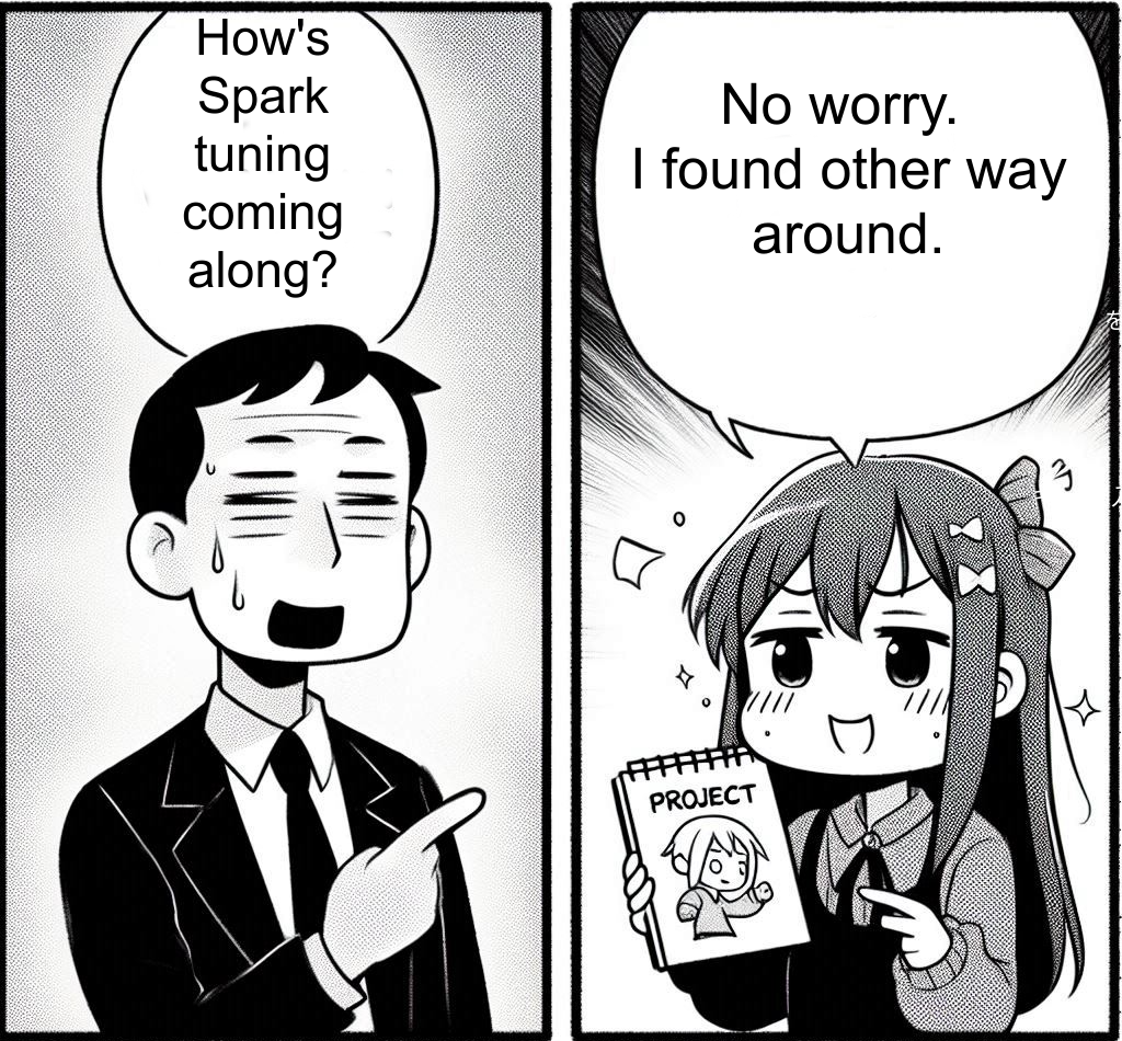 Spark tuning|Top down|Bottom up|node specifications|autoscaling|dynamic ...