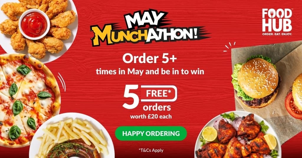 May Munchathon 2024 — Win 5 FREE* orders! | by Foodhub | Medium