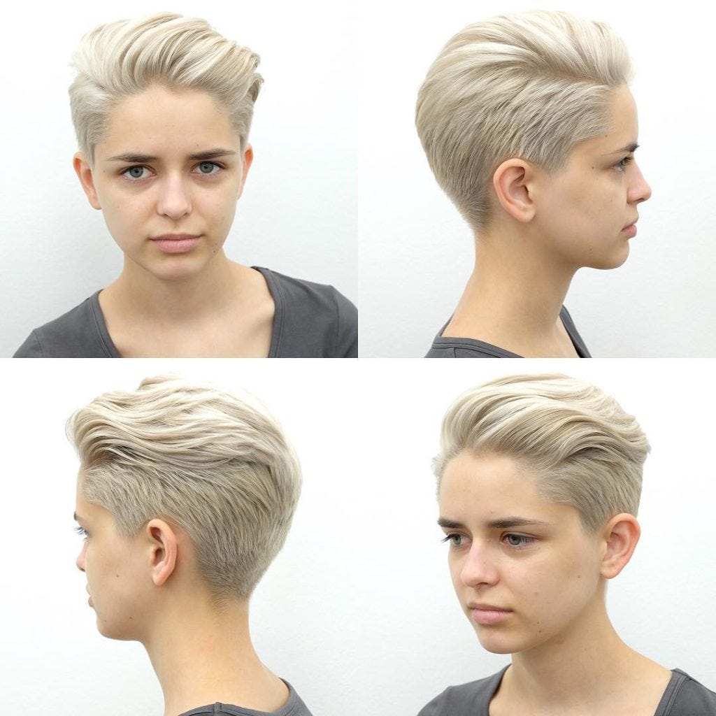 Quiff Haircut Women