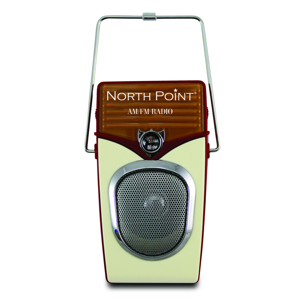 NORTH POINT® AM/FM VINTAGE RADIO(Rotary tuning, volume) - Sainergy - Medium