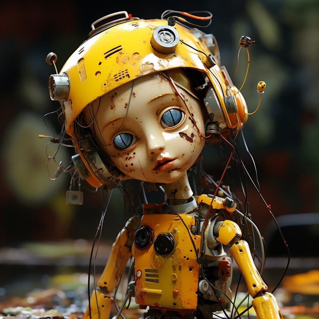 Create Mechanised Dolls with Midjourney | by Andy Wood | Ai Art Daily ...