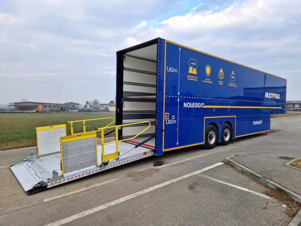 Electric tractor + double-decker semi-trailer: sustainability squared ...
