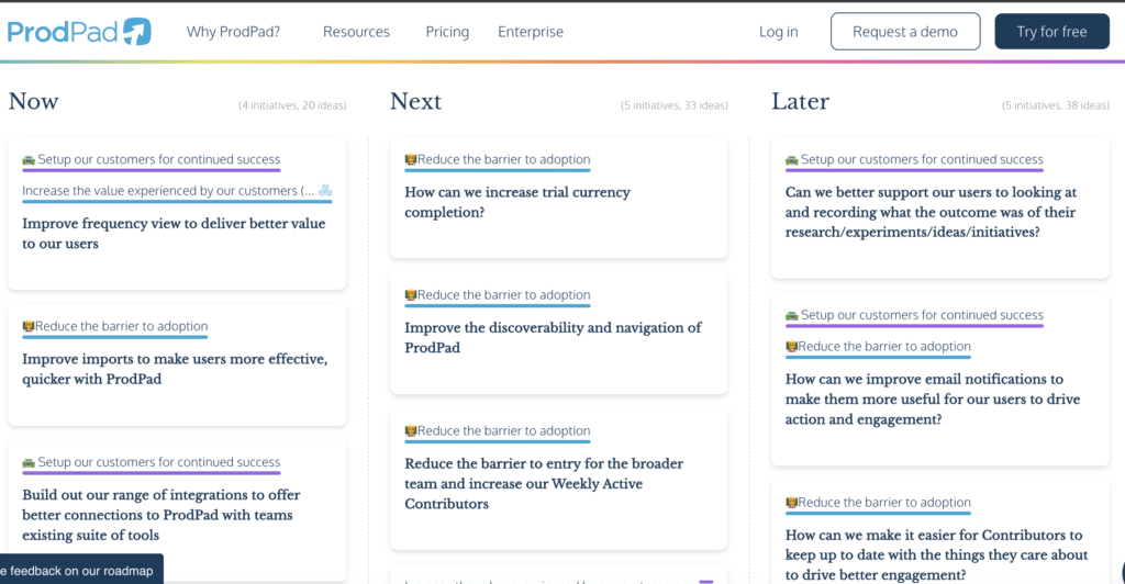 In the Know — The Best Way to Do a Roadmap Slide | ProdPad | by ProdPad ...