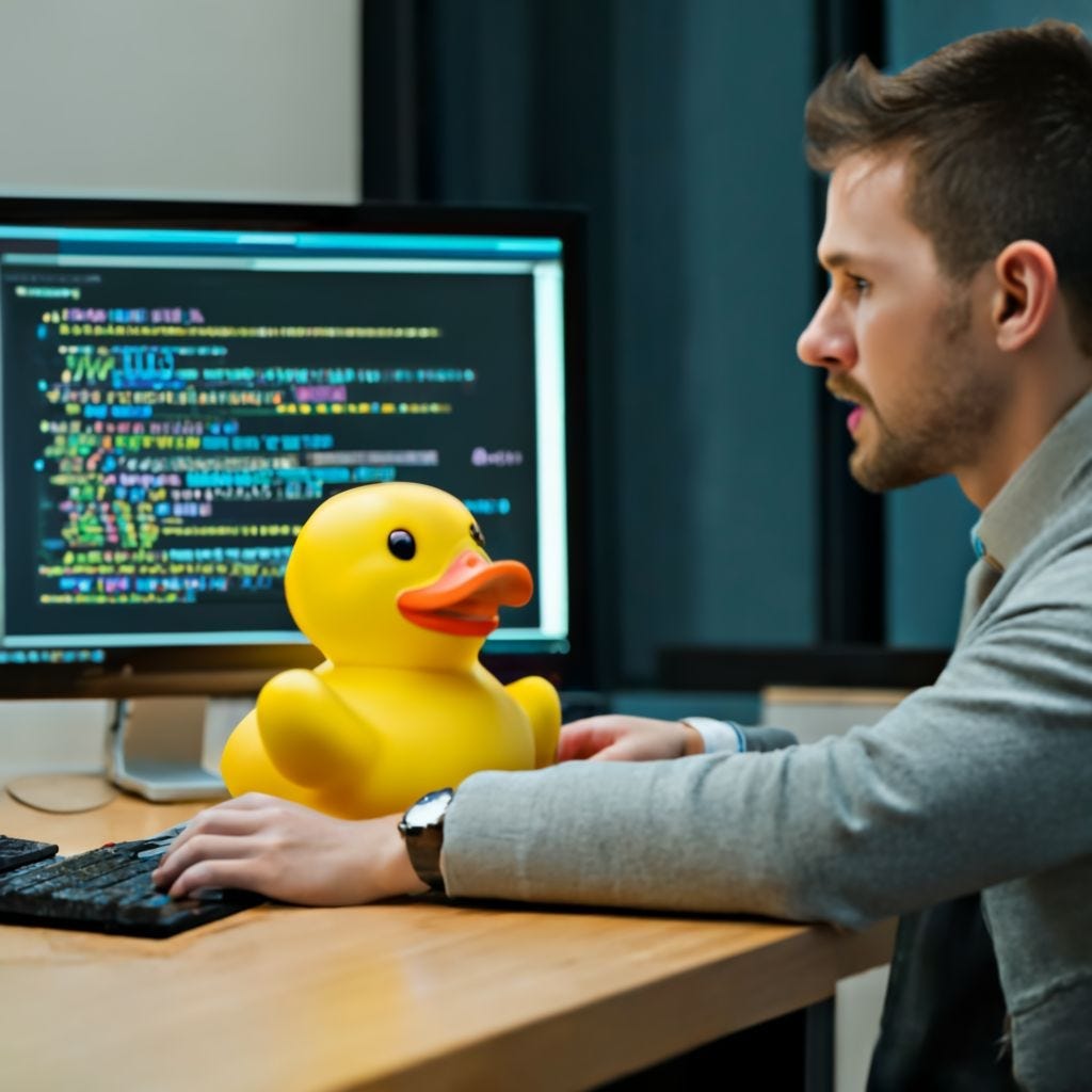 Rubber Duck Debugging. The other day, my son was waiting… | by Dasun Perera | Software ...