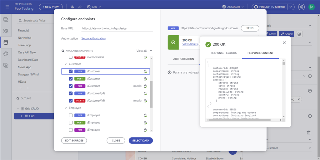 App Builder Release with Grid CRUD Actions | Ignite UI