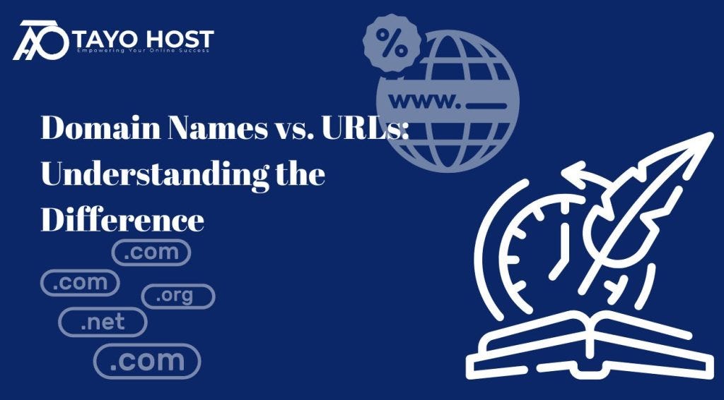 Domain Names vs. URLs: Understanding the Difference. | by Taya Host | May, 2024 | Medium