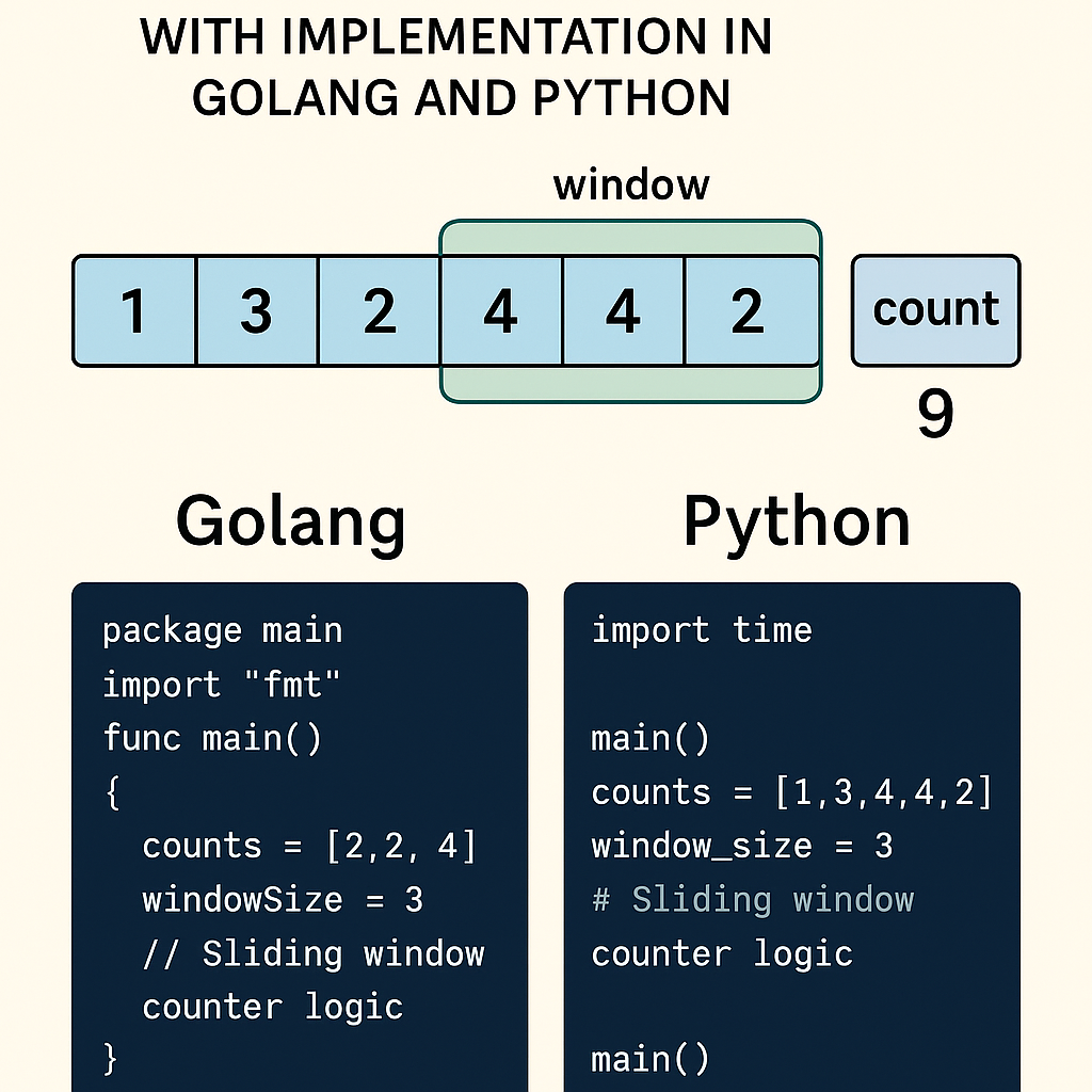 The Sliding Window Counter Algorithm: A dive with Python and Golang ...