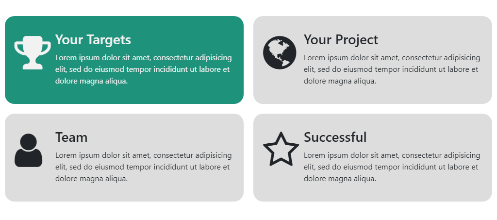 Our Services Using Bootstrap 4. Our Services Using Bootstrap 4 | by ...