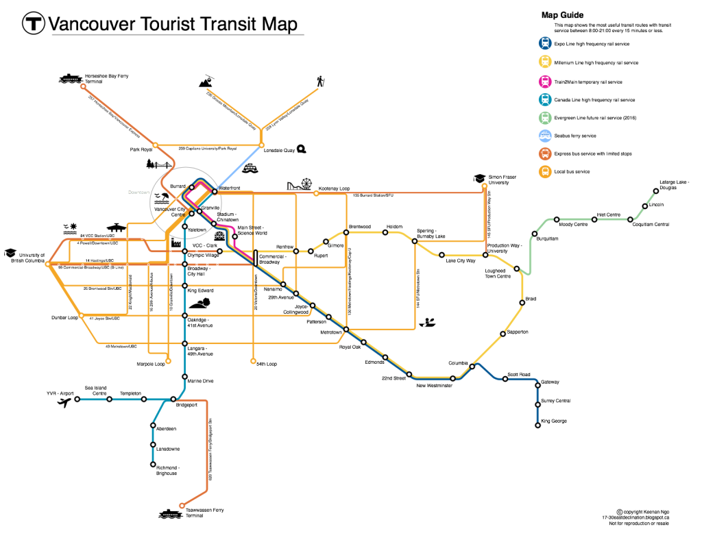 Mini Project: Vancouver Tourist Transit Map | by Keenan Ngo | Adventure ...