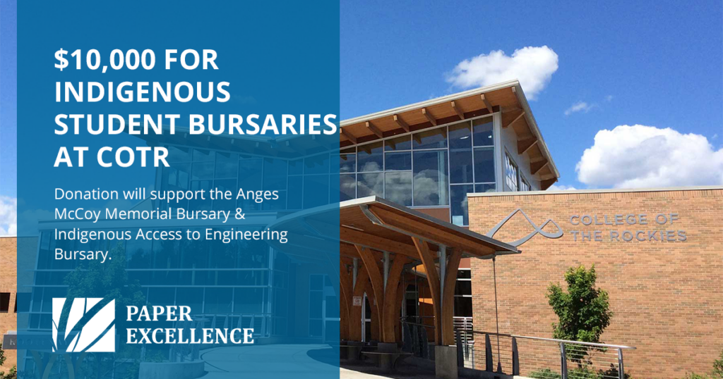 PAPER EXCELLENCE DONATES $10,000 TO COLLEGE OF THE ROCKIES FOR ...