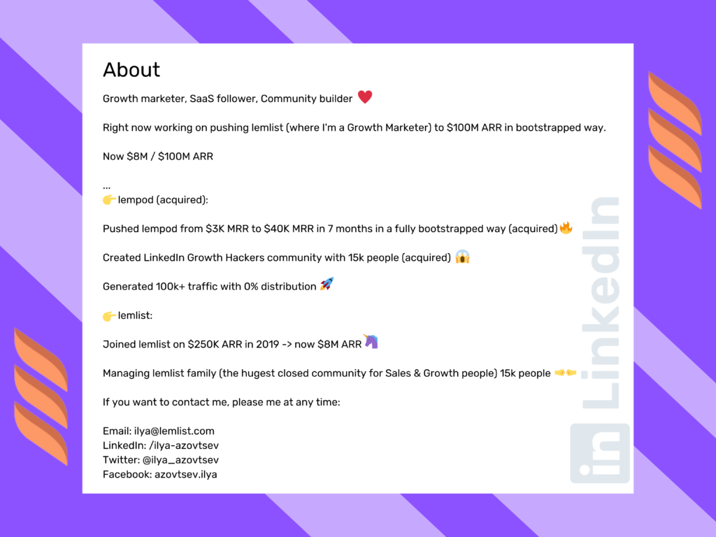 LinkedIn Summary and Bio Examples [How to Write a LinkedIn Summary] | by Godricvaladez | Oct ...