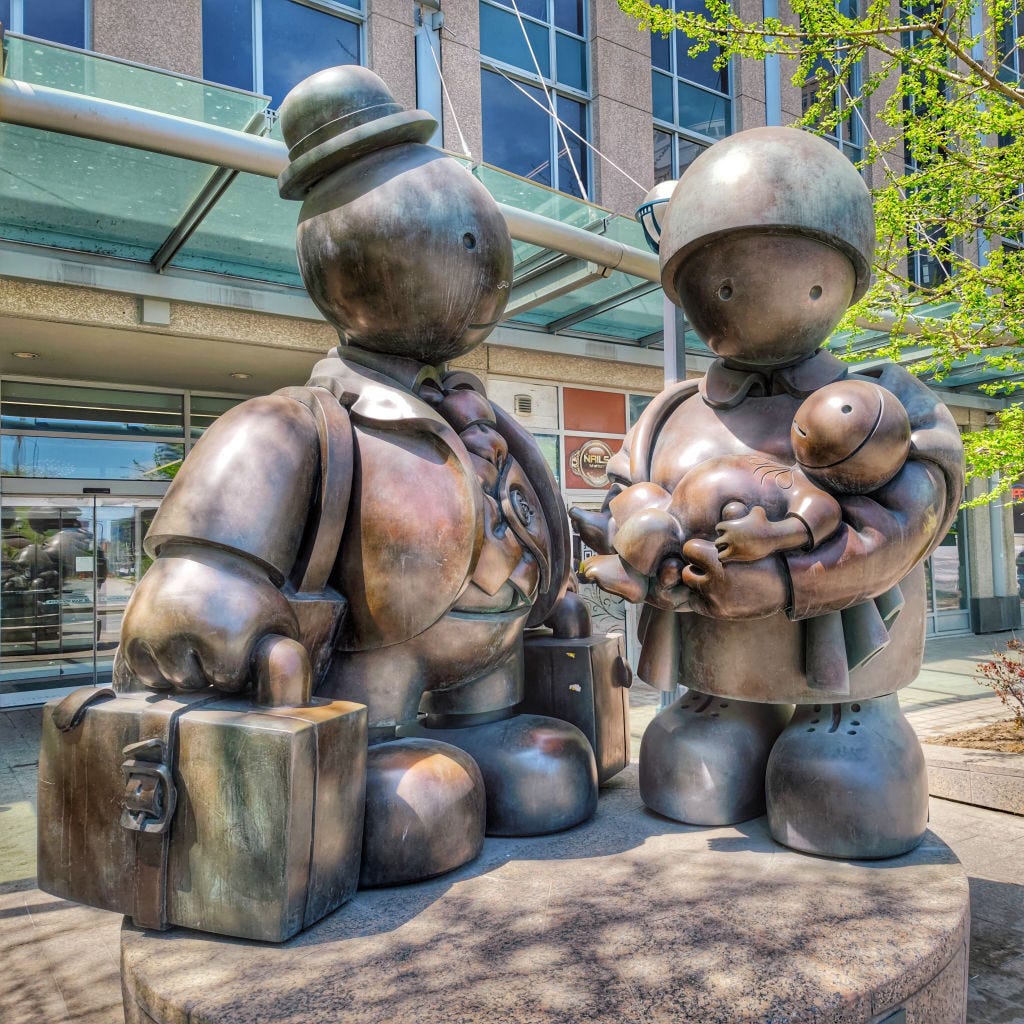 Short Blog #8: A Look at the Immigrant Family Sculpture in Toronto ...