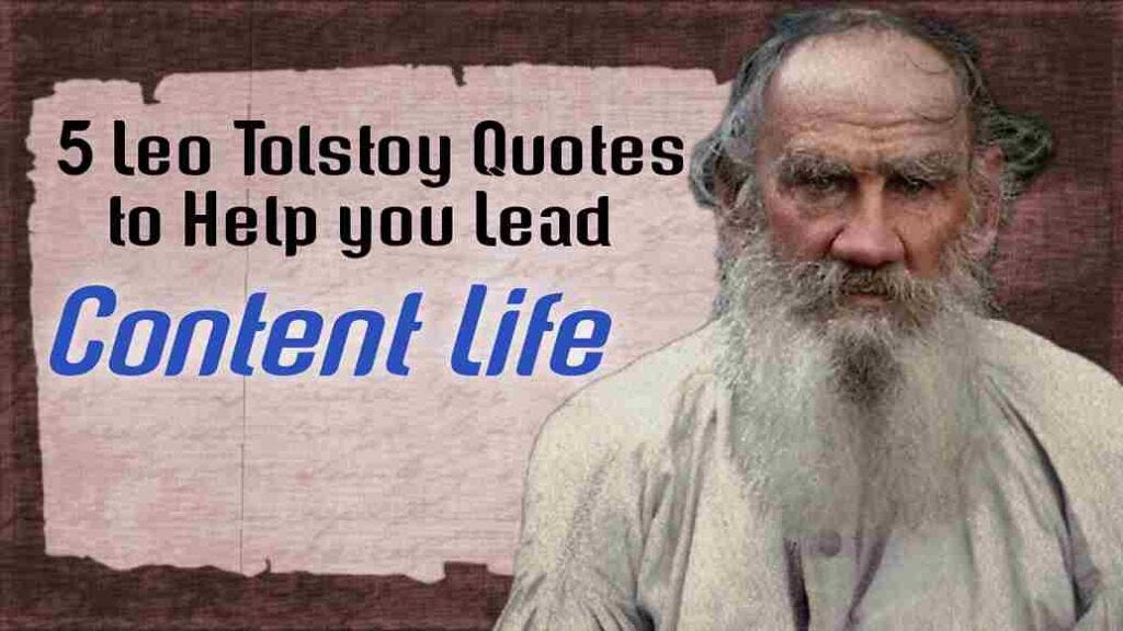 5 Leo Tolstoy Quotes to Help You Lead Content Life | by Keep Motivate ...