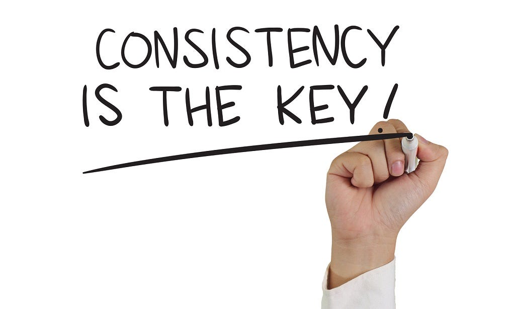 HAY GUYS YOU SHULD KNOW CONSISTENCY AS THE KEY TO SUCCESS | by ...