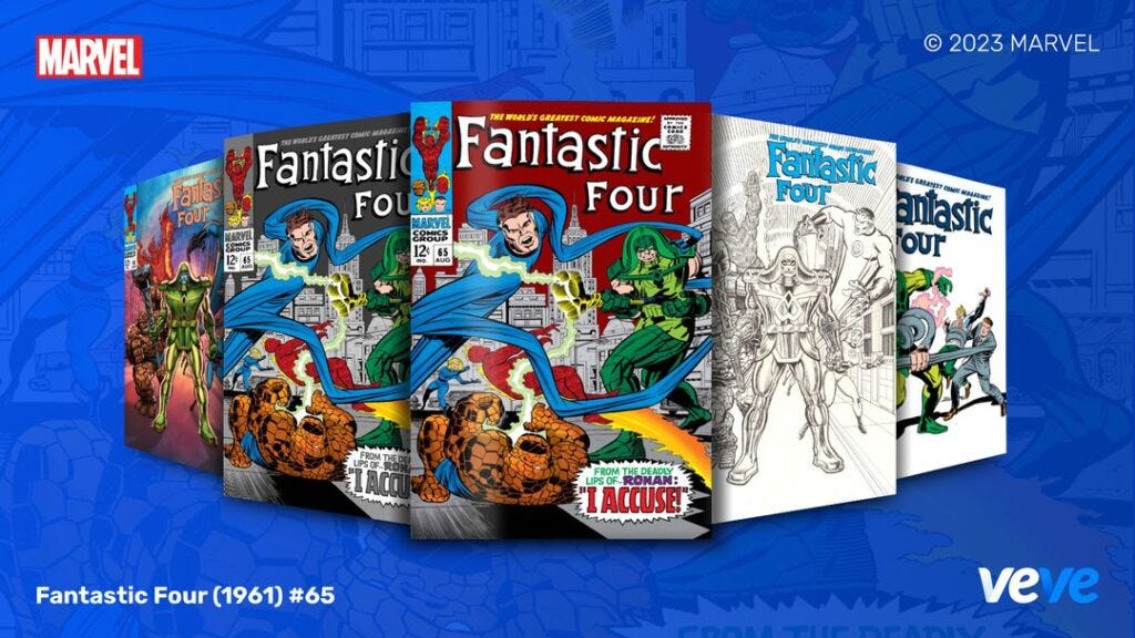 Marvel Digital Comics — Fantastic Four (1961) #65 | by VeVe France | May, 2023 | Medium