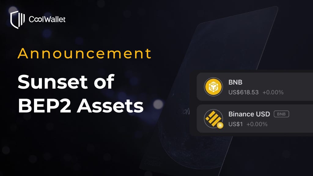 [Notice] Discontinuation of BEP2 Assets - CoolBitX - Medium
