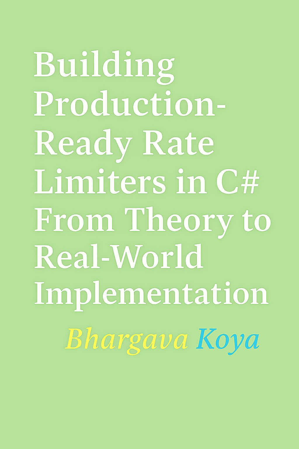 Building Production-Ready Rate Limiters in C#: From Theory to Real ...
