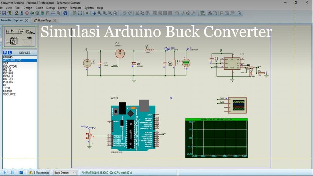 Tutorial Arduino Buck Converter Simulasi Proteus 8 | by Anak Kendali | Medium