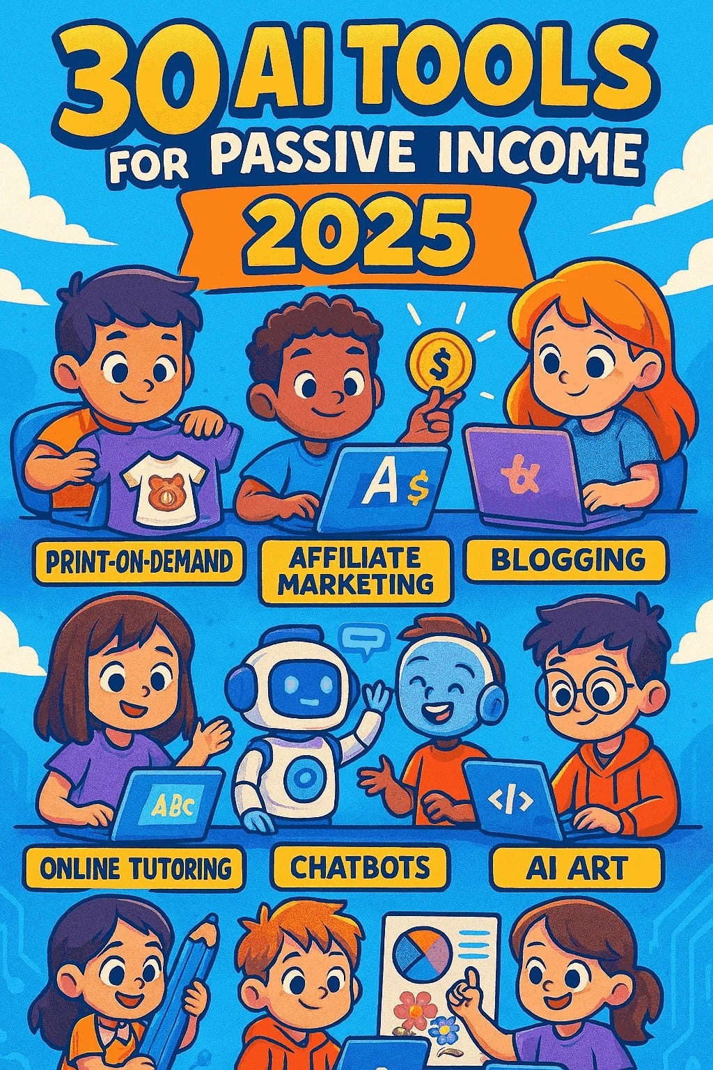 30 AI Tools for Passive Income 2025: Unlock Side Hustles to Get Rich ...