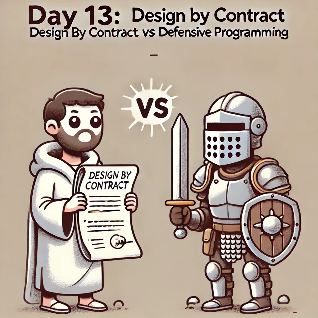 Day-13: 契約式設計 ( DBC Design By Contract ) vs 防禦式程式設計( Defensive Programming ) | by 馬克 | marklin ...