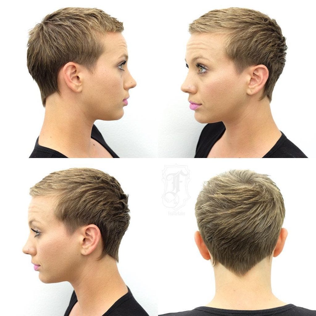 Nape Undercut Pixie