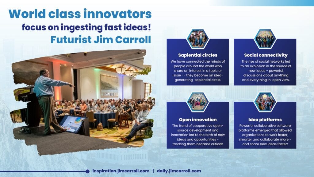 Idea Machines. “World class innovators focus on… | by Futurist Jim ...